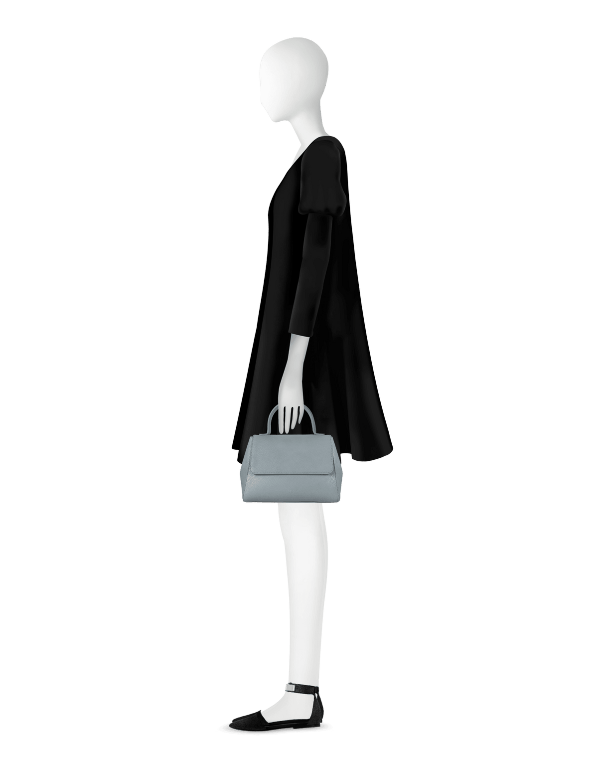 Ladyfinger Top Handle Ladybag w/Strap